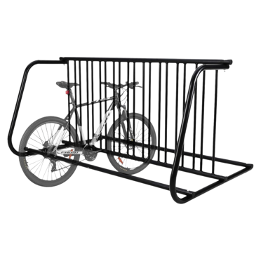 KFFKFF 111 Inch Long Floor Standing Bike Rack, 9 Stands All Steel Mesh ...