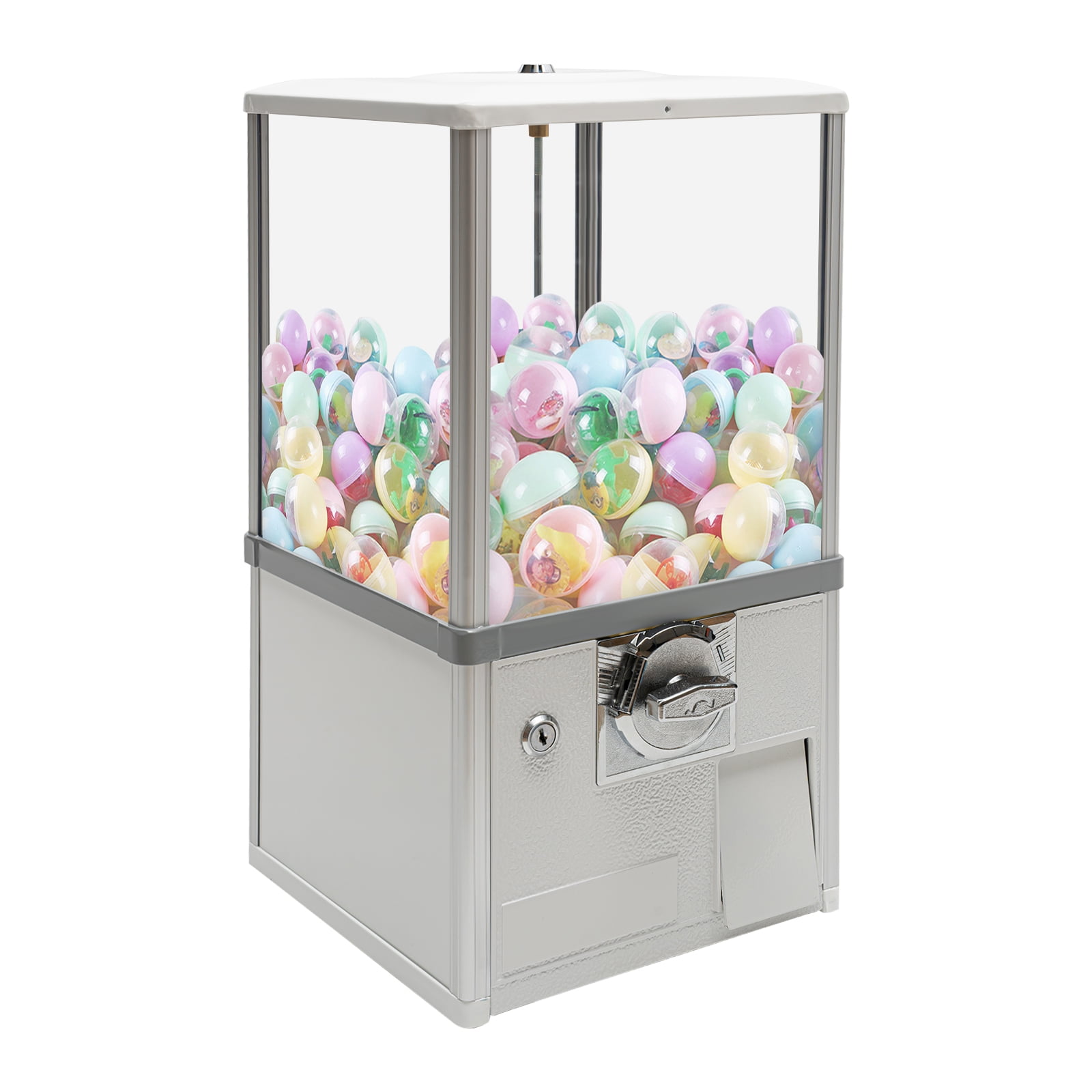 Commercial Gumball Machine,11.42”x10.24”x20.87” Candy Vending Machine ...