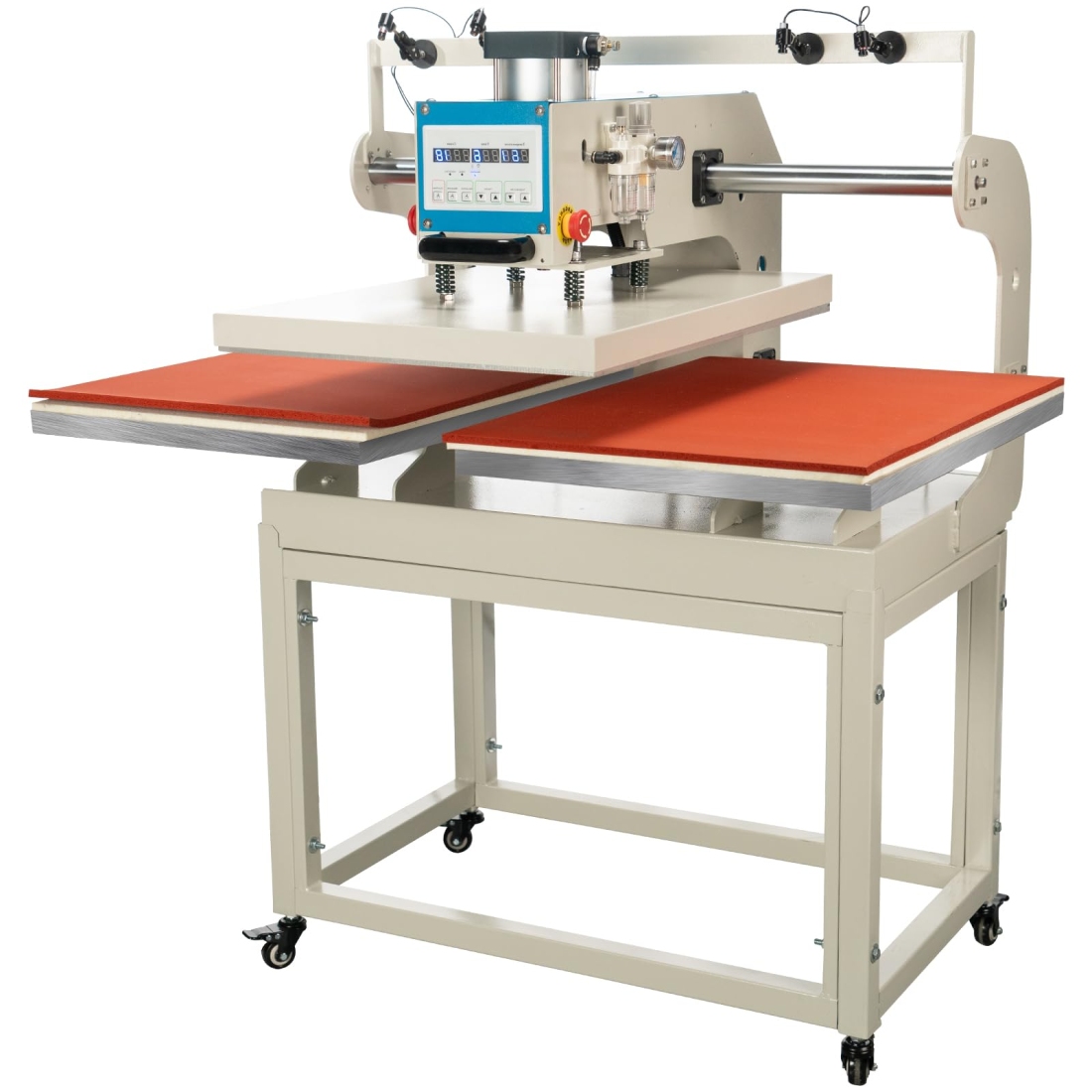 Commercial Heat Press Machine - 20x28" Dual Platen T-Shirt Printer with ...