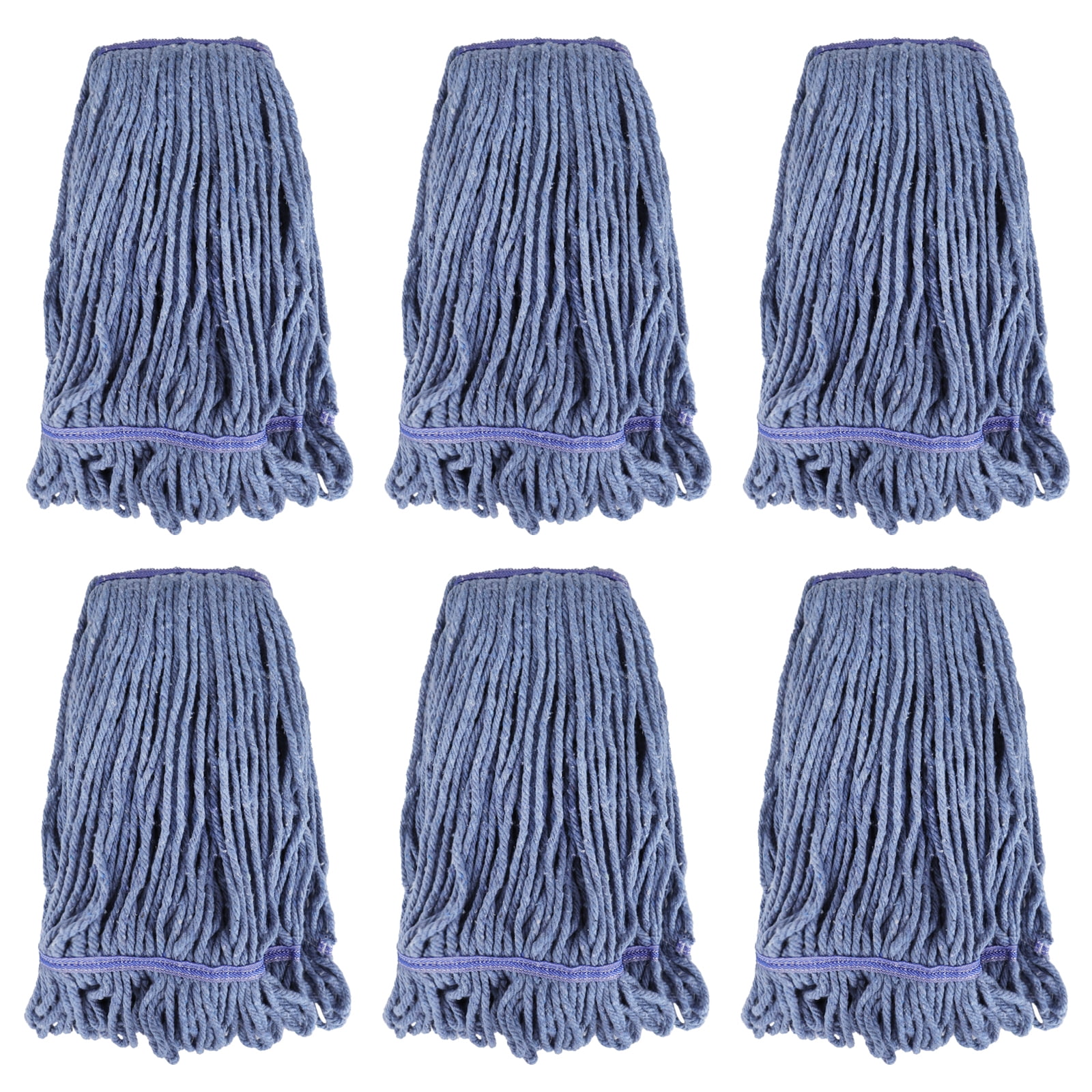 Commercial Heavy Duty Mop Heads Replacement for Rubbermaid: 6 Packs ...