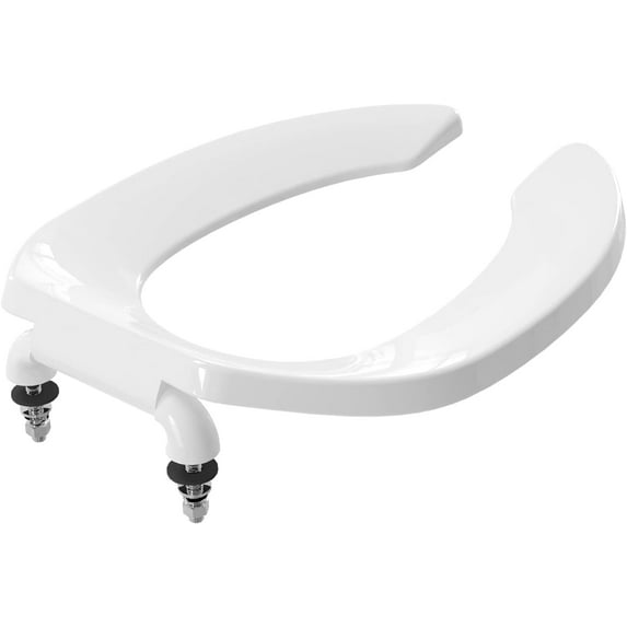 Commercial Heavy Duty Open Front Toilet Seat, Thickened Material, Never ...