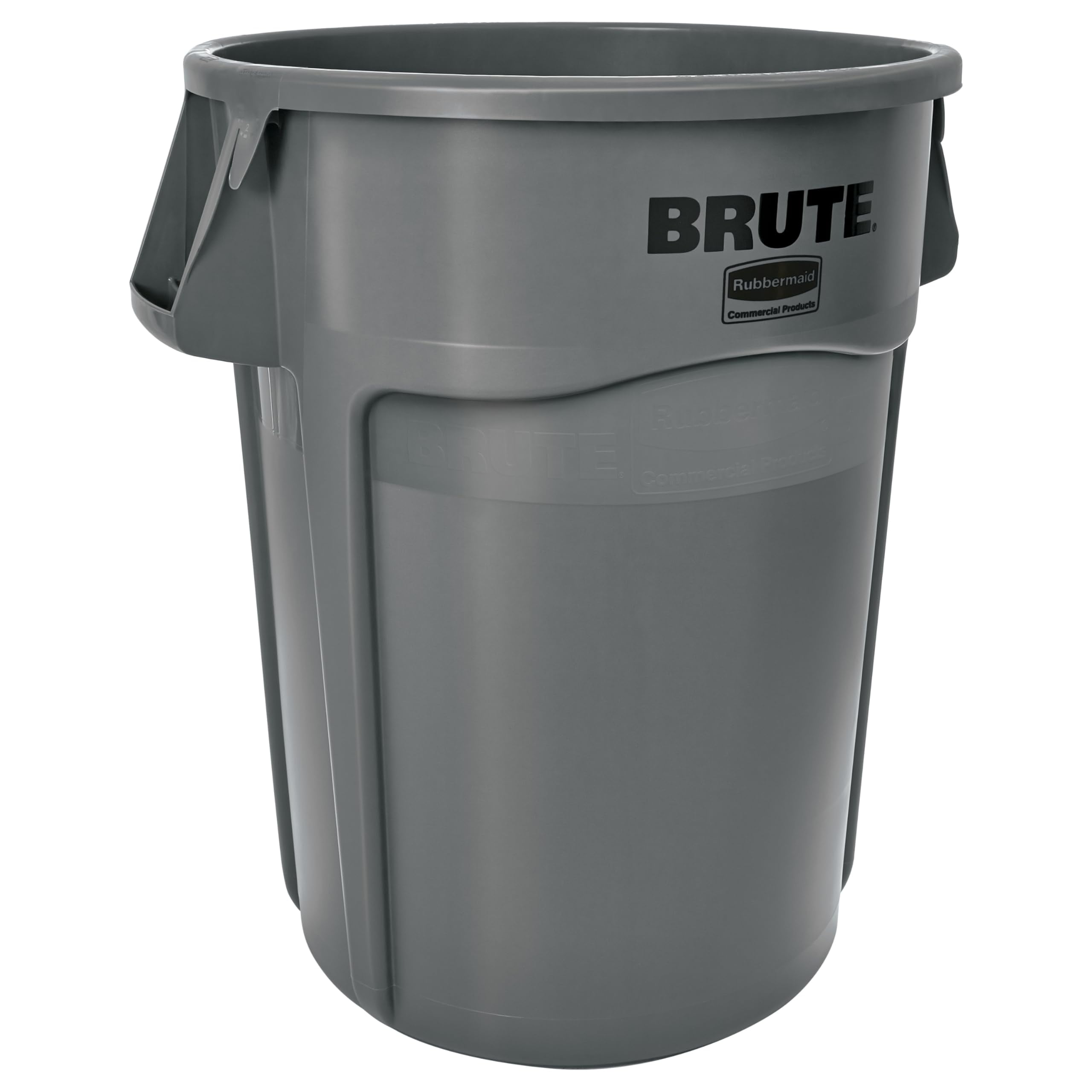 Industrial Round Trash Bin 44 Gallon, Heavy Duty Commercial Garbage Can ...