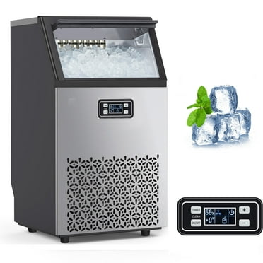 SmaketBuy Commercial Ice Maker Machine 150LBS/24H Stainless Steel ...