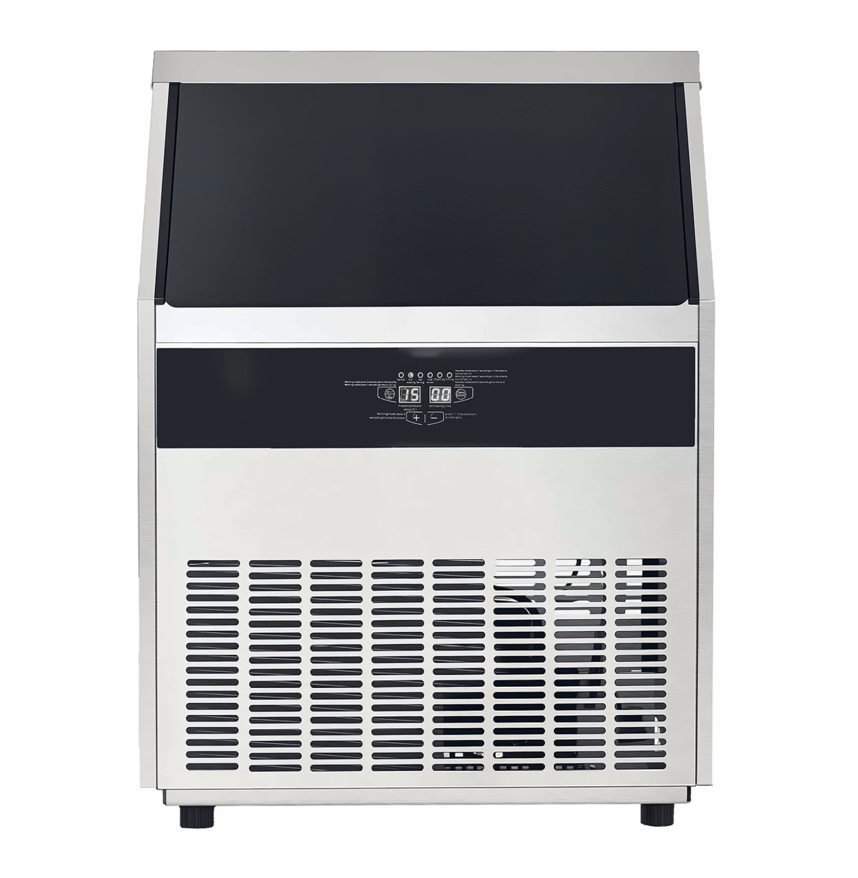 Commercial Ice Maker 360lbs/24H, Freestanding Ice Machine with 88lbs ...