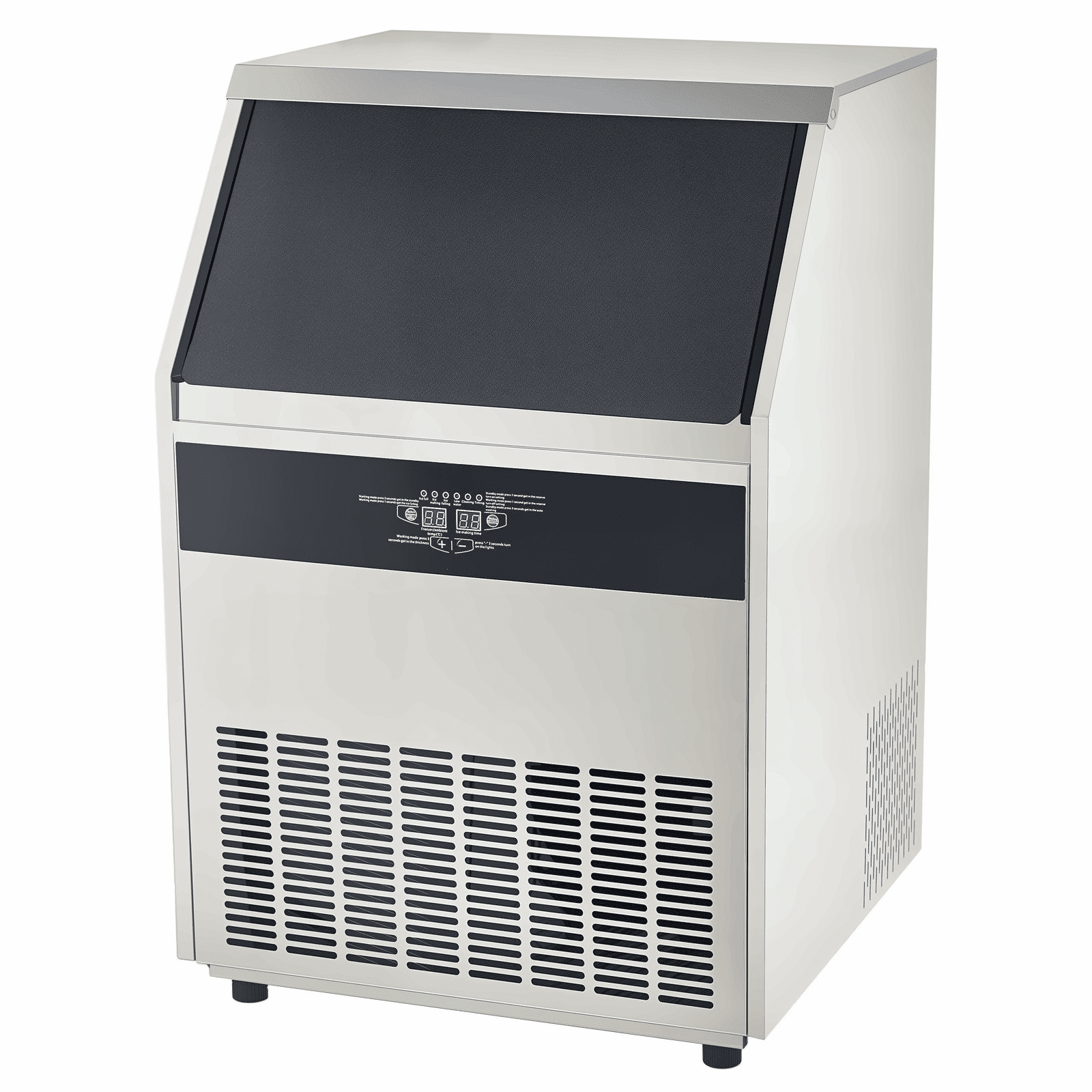 Commercial Ice Maker Freestanding 440lbs/24H - Light Commercial Ice ...