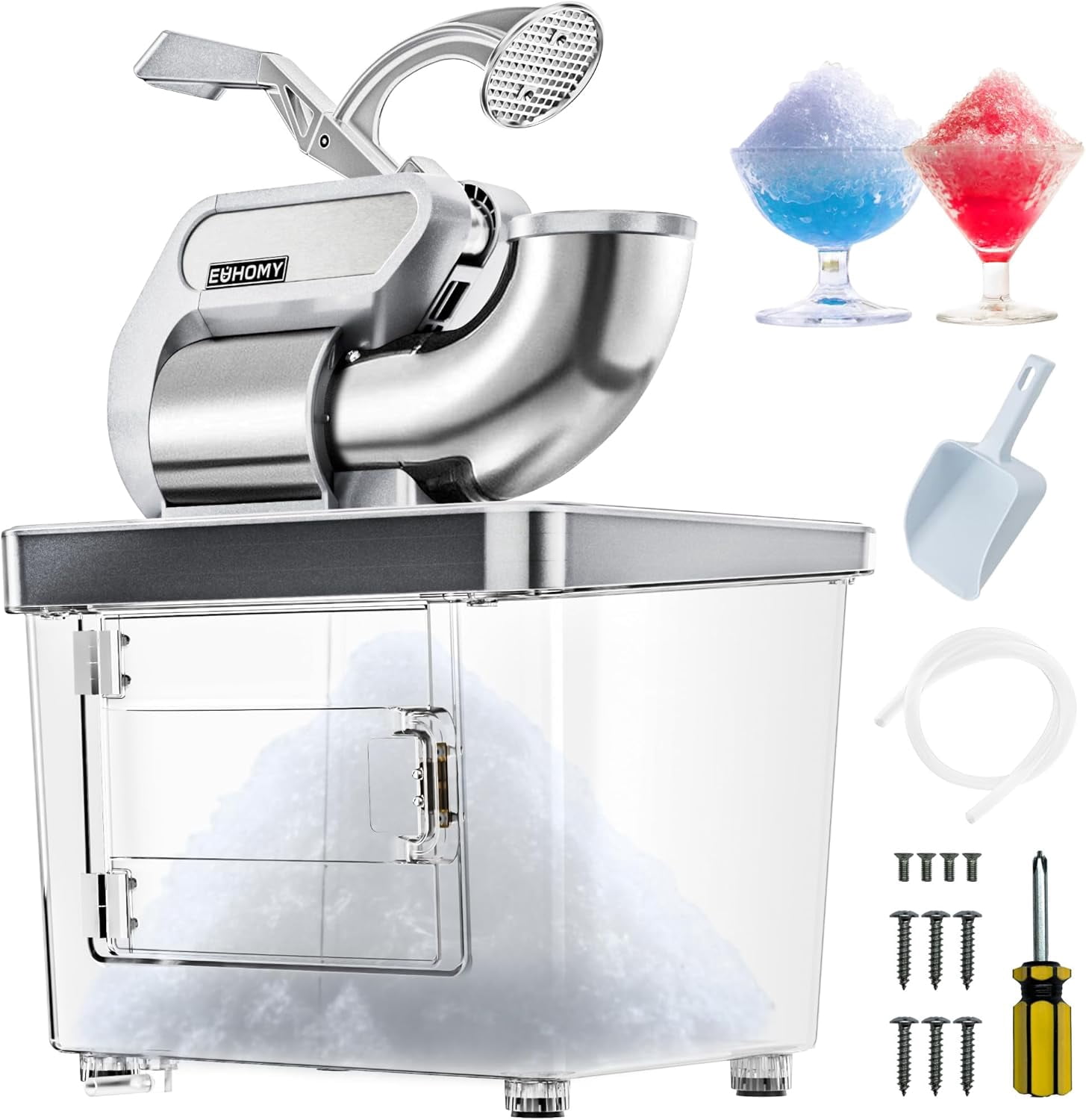 Commercial Ice Shaver & Snow Cone Machine, 300W Electric, 661Lbs/H, ETL ...