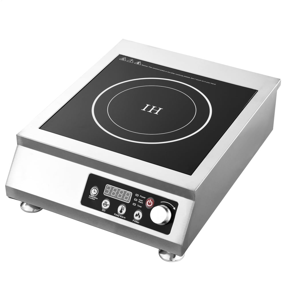 Commercial Induction Cooktop 3500W Induction Cooktop Burner 8 Power ...
