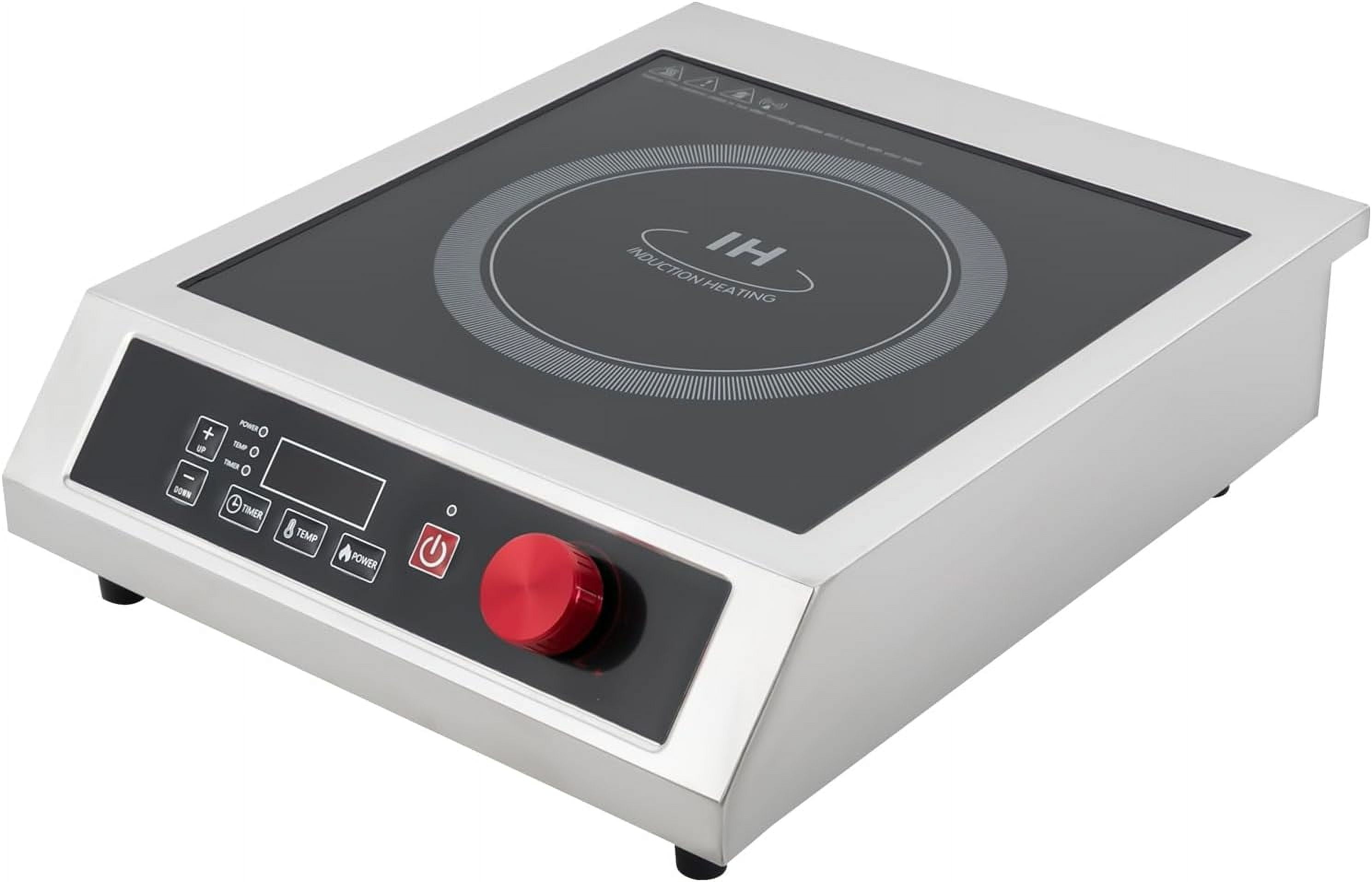 Commercial Induction Cooktop, 3500W Powerful Electric Range Countertop ...