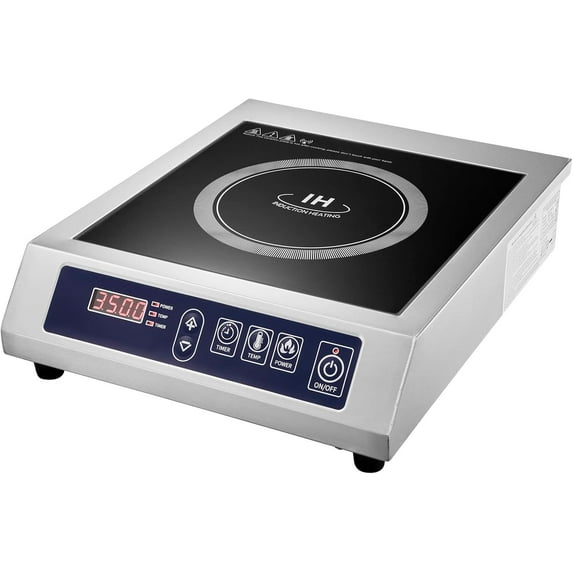 Commercial Induction Cooktop,Portable Electric Countertop Burner(3500W ...