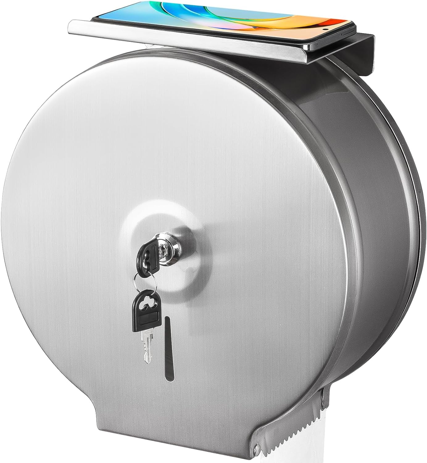 Commercial Jumbo Toilet Paper Dispenser with Shelf, Wall Mount ...