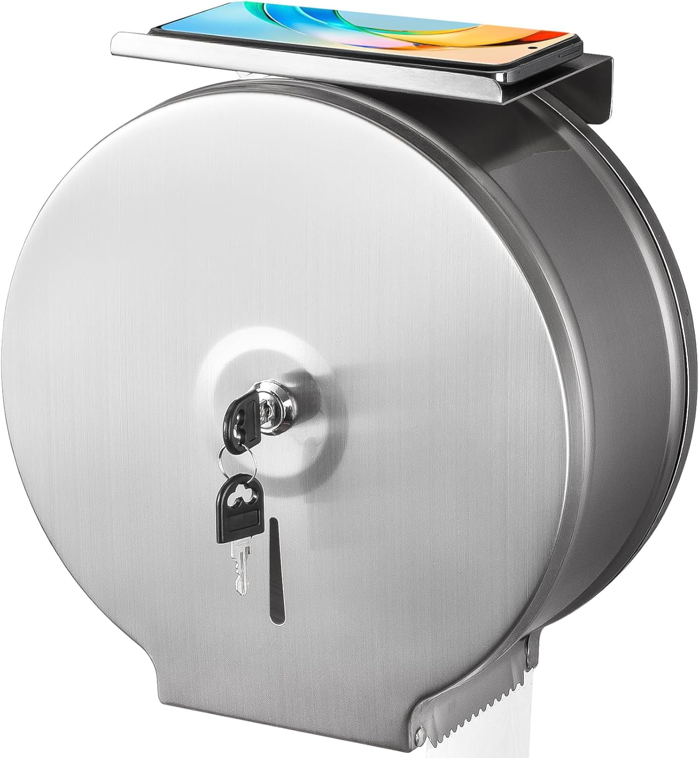 Commercial Jumbo Toilet Paper Dispenser with Shelf Wall Mount Stainless ...