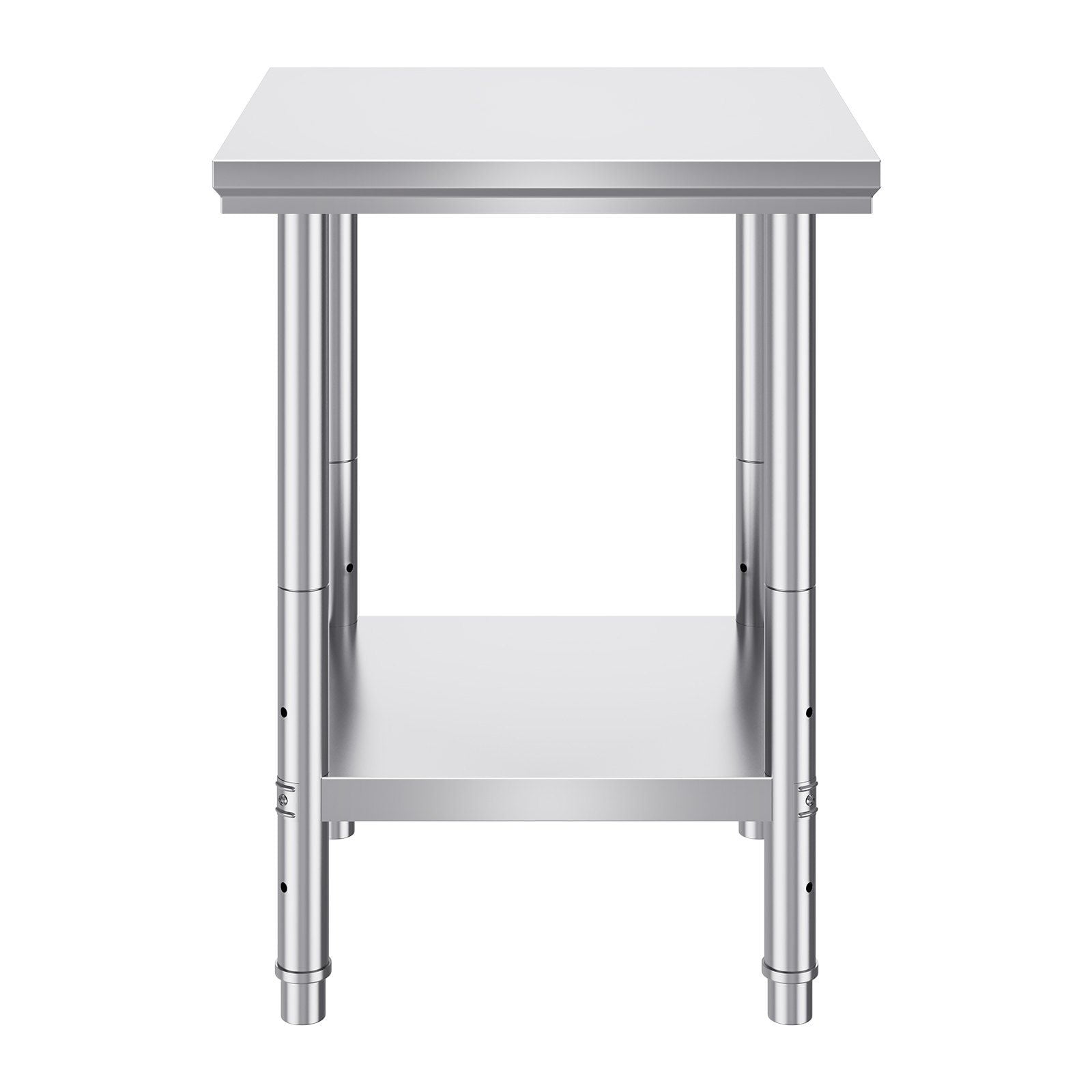 Commercial Kitchen 24" Stainless Steel Work Table - Heavy Duty Food ...