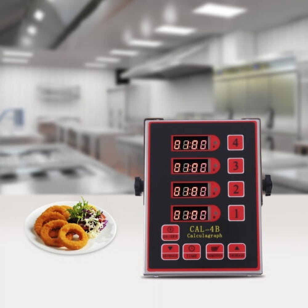 Commercial Kitchen 4 Channels Digital Timer Deep Fryer Timer Food ...