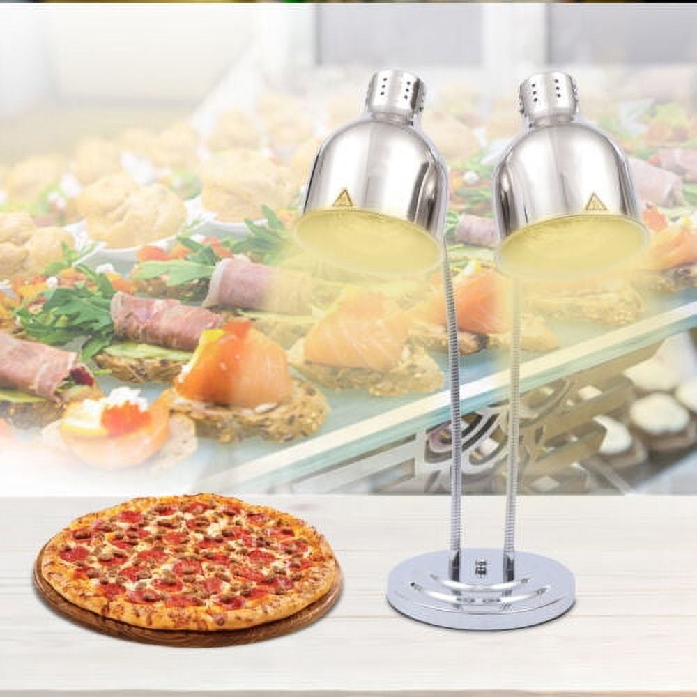 Commercial Kitchen Buffet 2 Bulb Heat Stand Lamp Food Heating Warmer ...