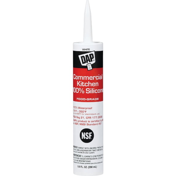 Commercial Kitchen Food-Grade Silicone Sealant - Single Pack - Walmart.com