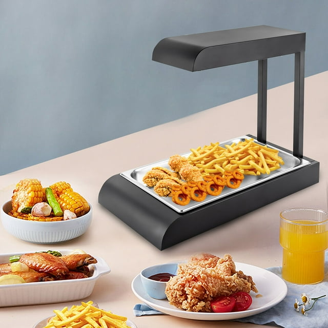 Commercial Kitchen Fryer Food Warmer French Fry Dump Station Heat Lamp ...