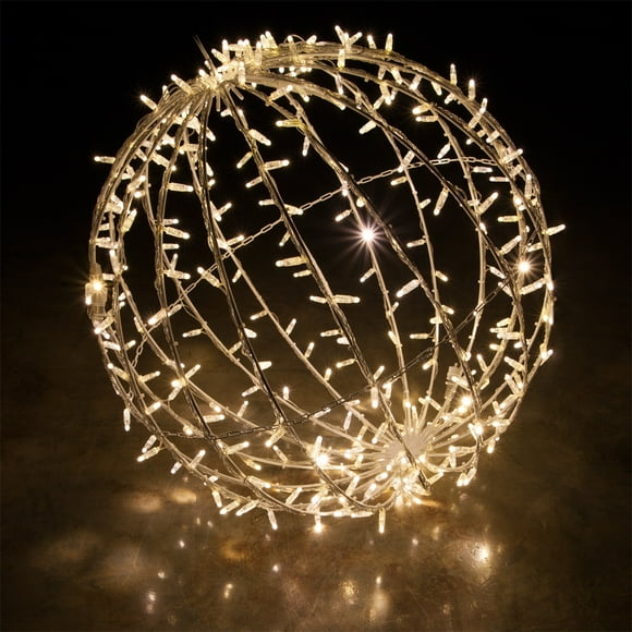 Large Lighted Outdoor Christmas Balls