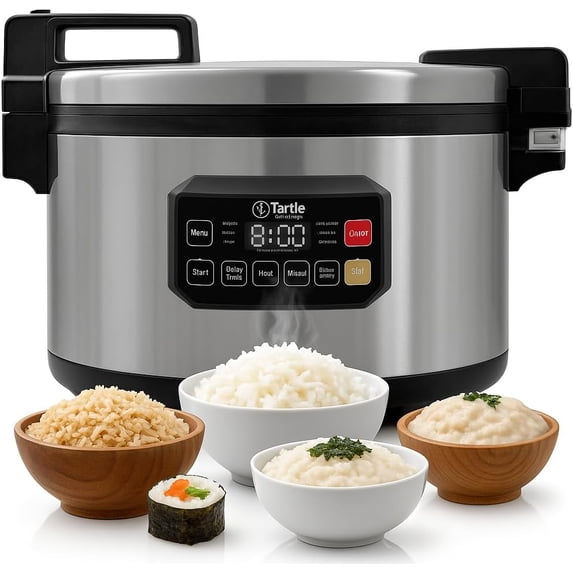 Commercial Large Multi-Function Rice Cooker - Professional 64 Cup ...