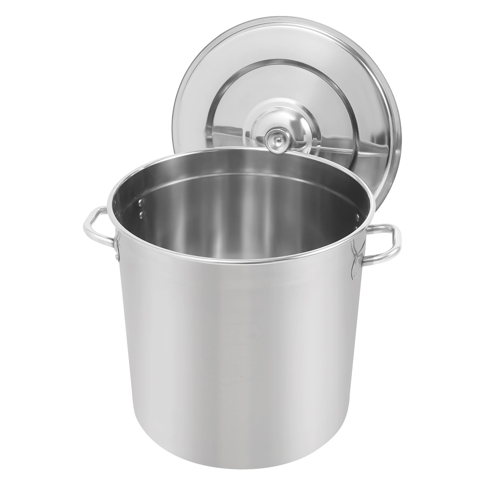 Commercial Large Stainless Steel Pot Cooking Pot with Lid Heavy Duty ...