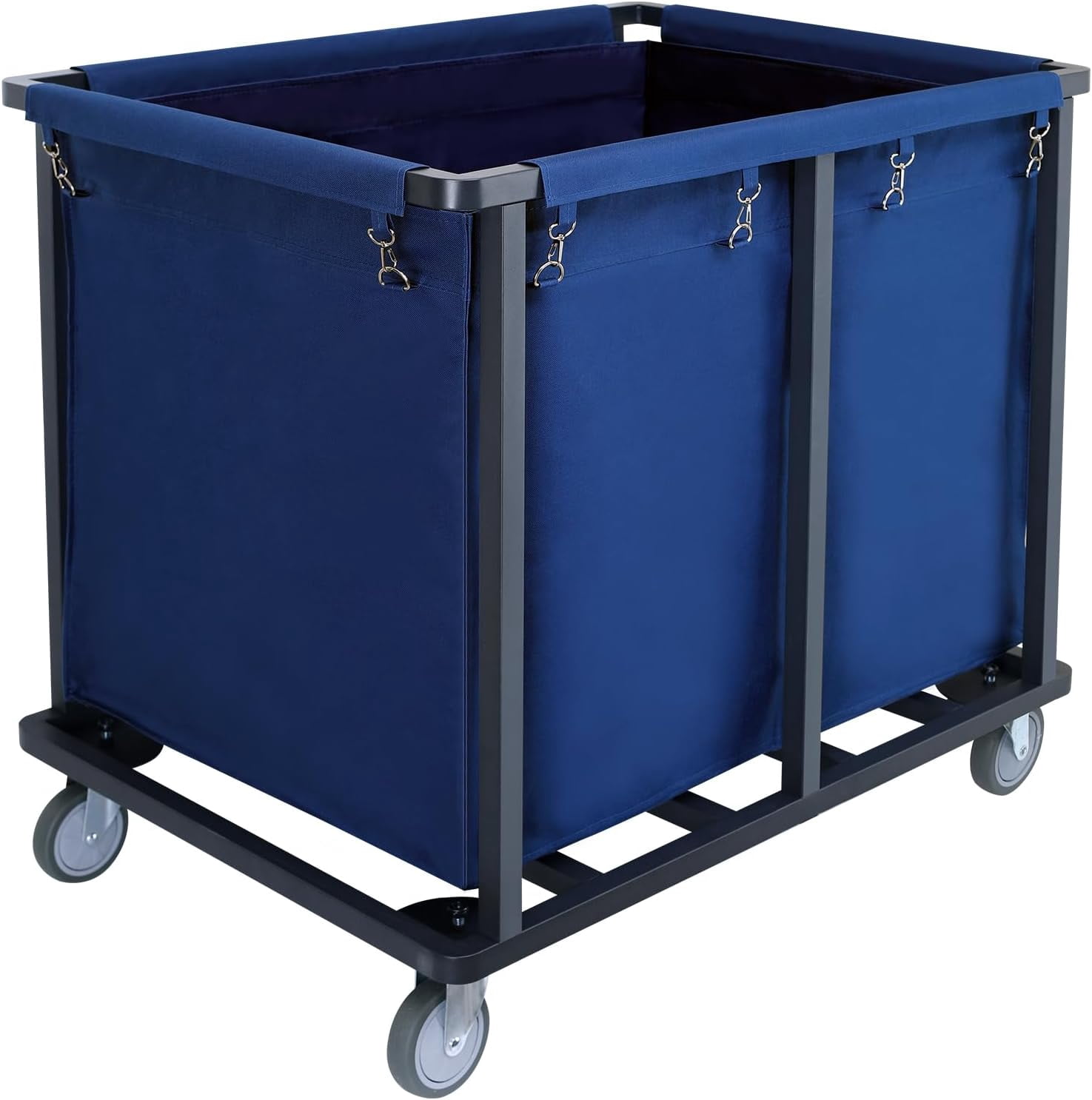 Commercial Laundry Cart with Wheels 600 lbs Heavy Duty Industrial ...