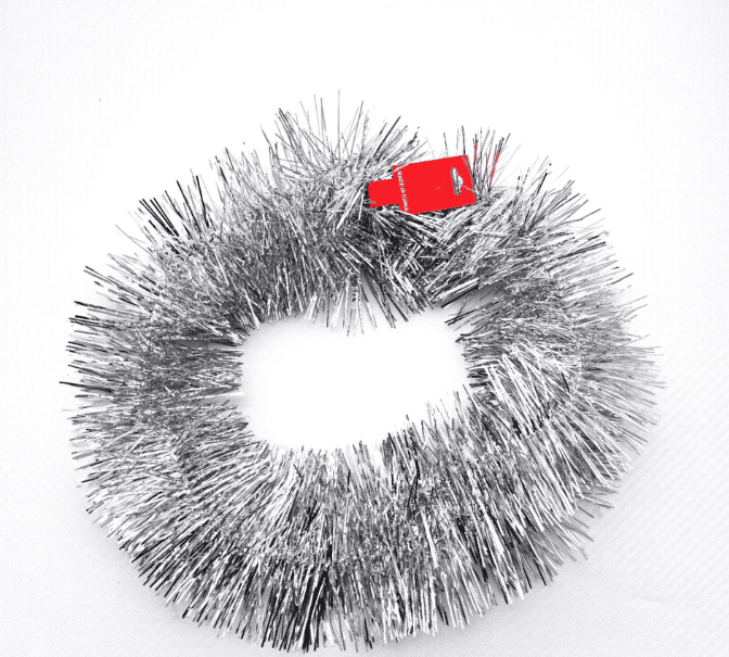 Commercial Length Tinsel Garland, Extra Fluffy Deluxe Multipurpose ...