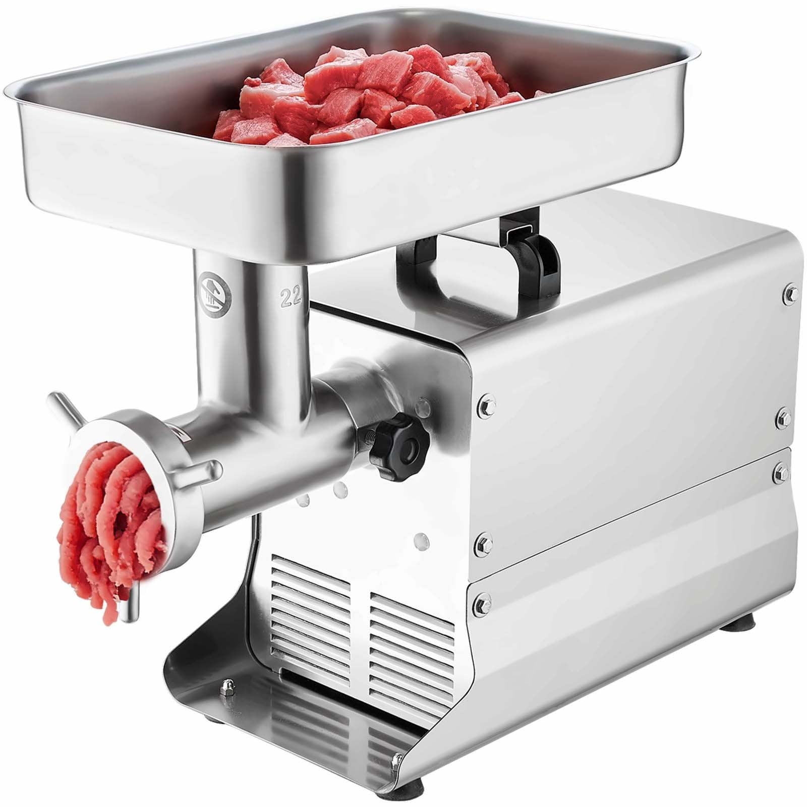 Commercial Meat Grinder Electric, 350W Stainless Steel Sausage Stuffer ...