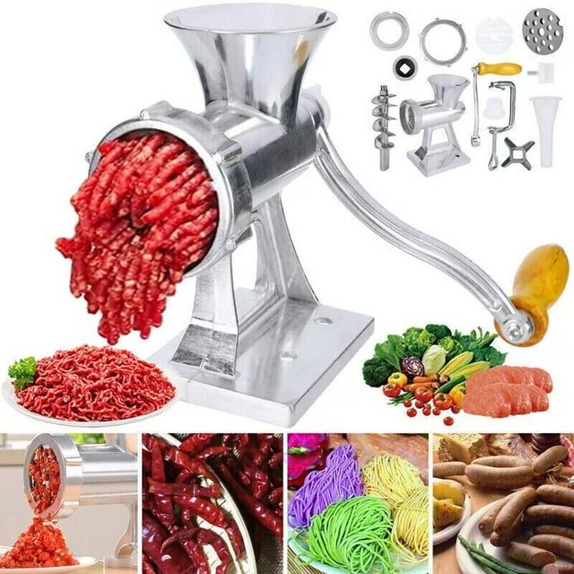 Commercial Meat Grinder Mincer Stuffer Manual Sausage Filler Sauce ...