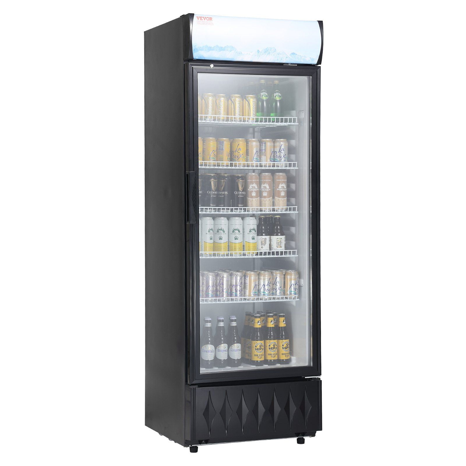 Commercial Merchandiser Refrigerator, 12.2 Cu.Ft / 345L Beverage ...