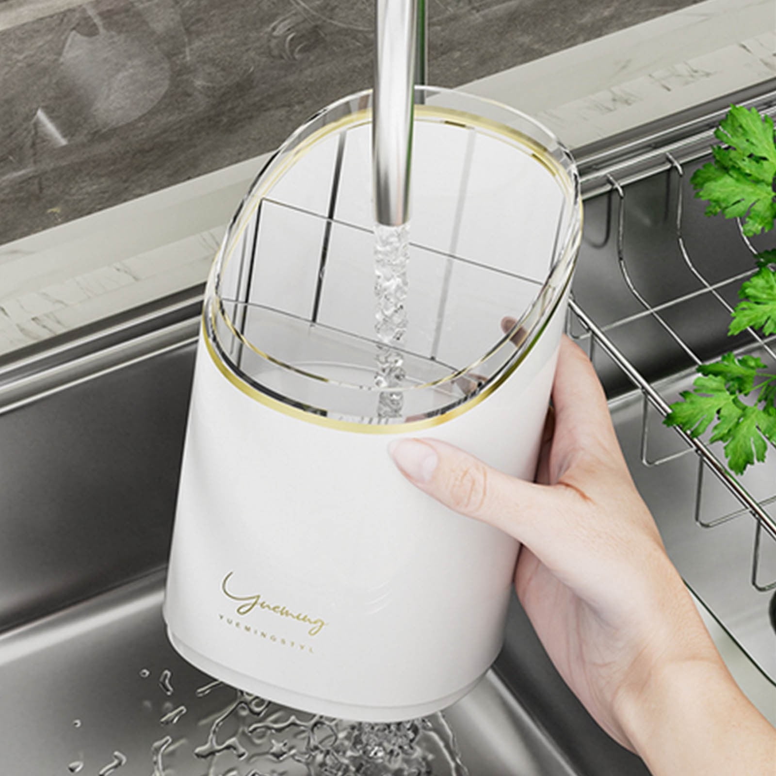 Commercial Milk Tea Bar Organizer, Stainless Steel Chopstick Tube ...