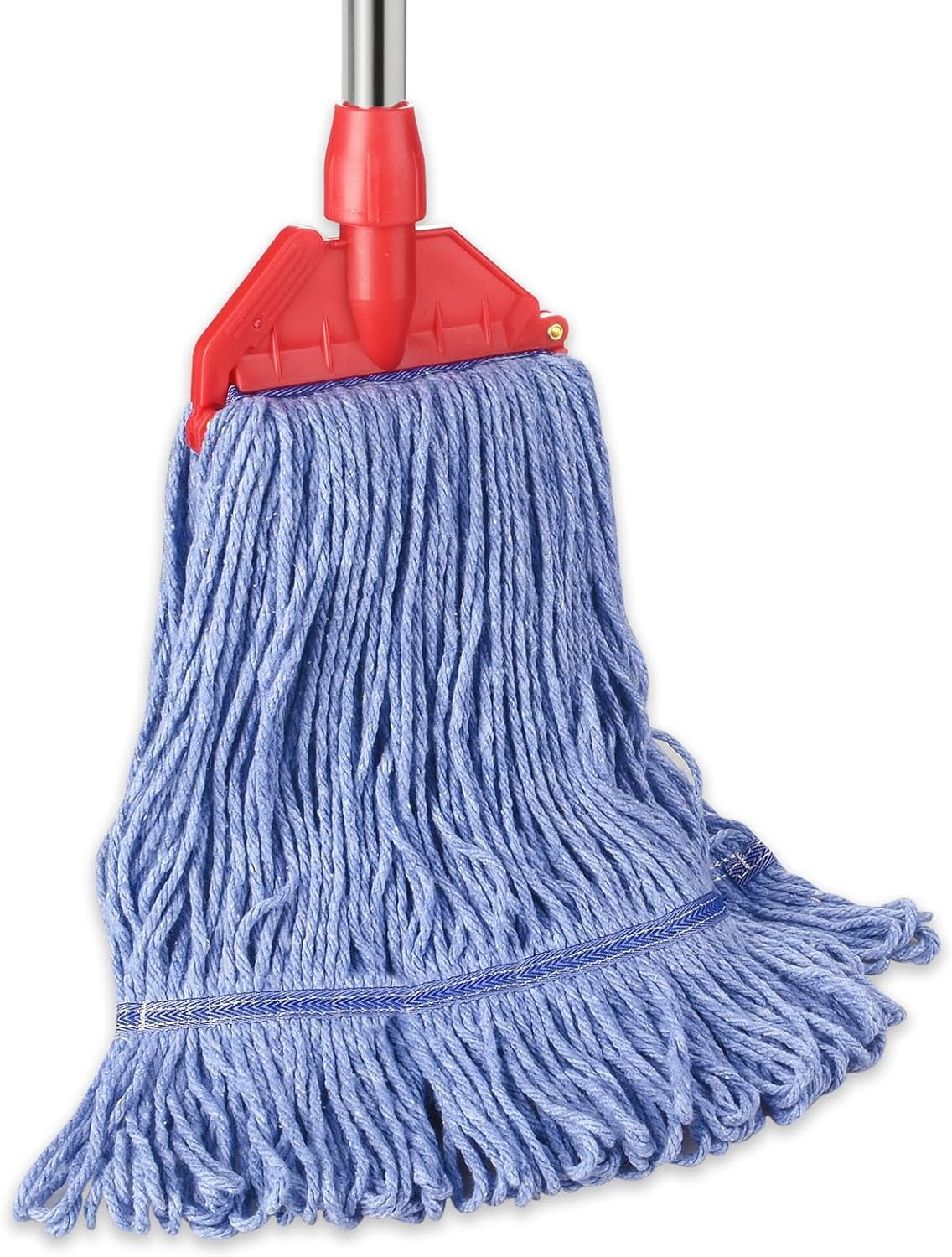 Commercial Mop with 60" Mop Handle, Heavy Duty Industrial Cotton Mops ...