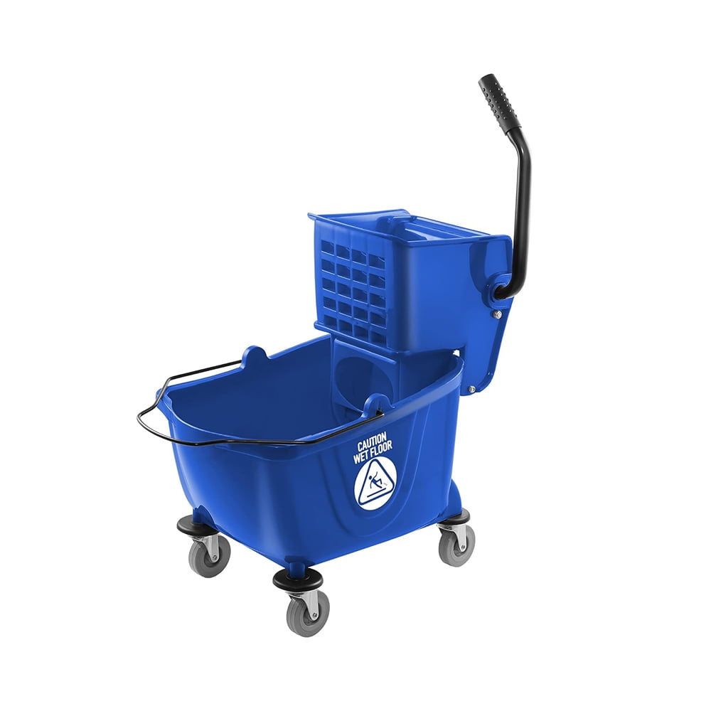 Commercial Mop Bucket with Side Press Wringer, Mop and Bucket with ...