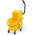 Commercial Mop Bucket with Wringer on Wheels, Heavy Duty Industrial Mop ...