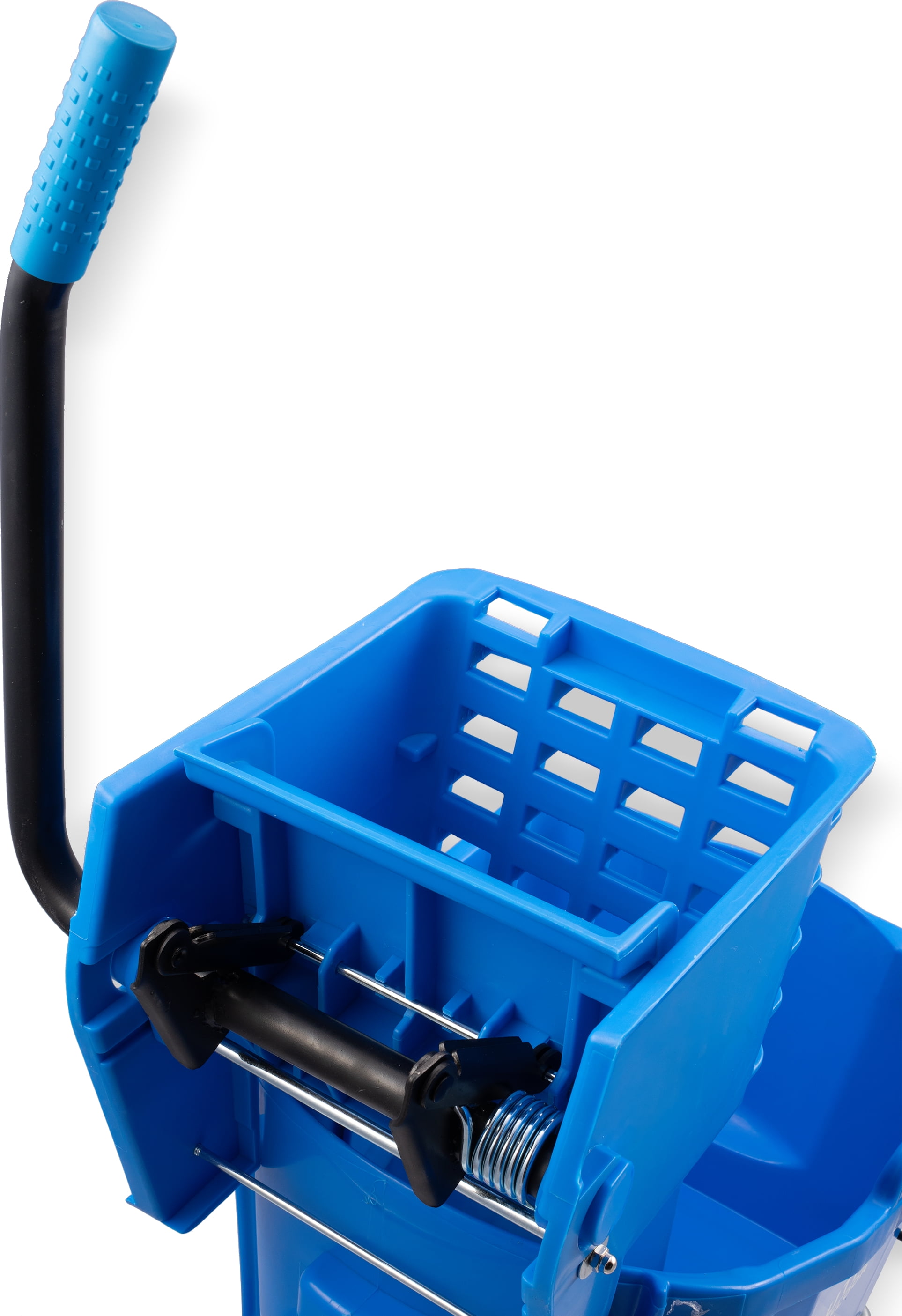 Commercial Mop Bucket with Side-Press Wringer 26 Quart - Blue - Walmart.com