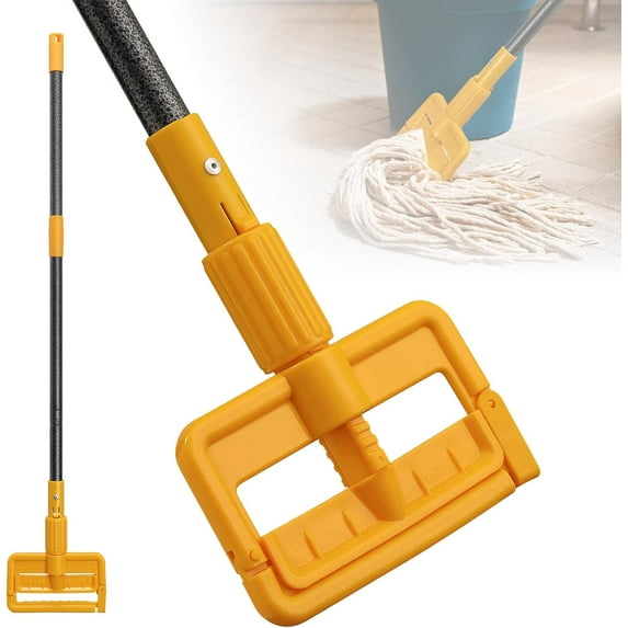 Commercial Mop Handle Replacement - 60" Heavy Duty Industrial Janitor ...