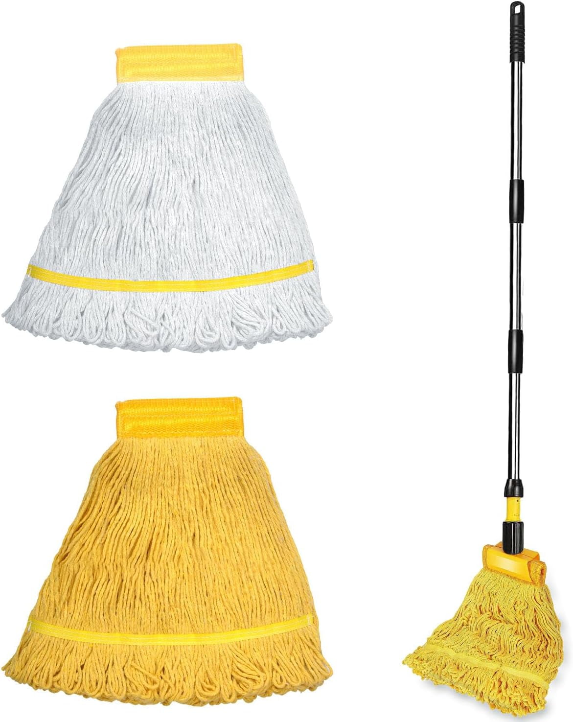 Commercial Mop Heavy Duty Industrial Dust Mop with Extra Replacement ...