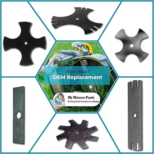 Commercial Mulching Blades 42" Cut Compatible with John Deere Replaces ...