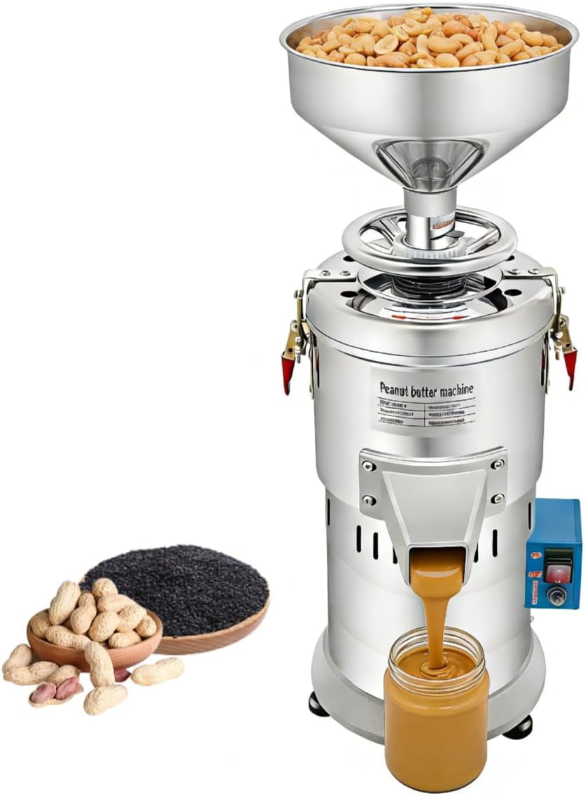Commercial Peanut Butter Machine Electric Grain Grinder Stainless Steel ...