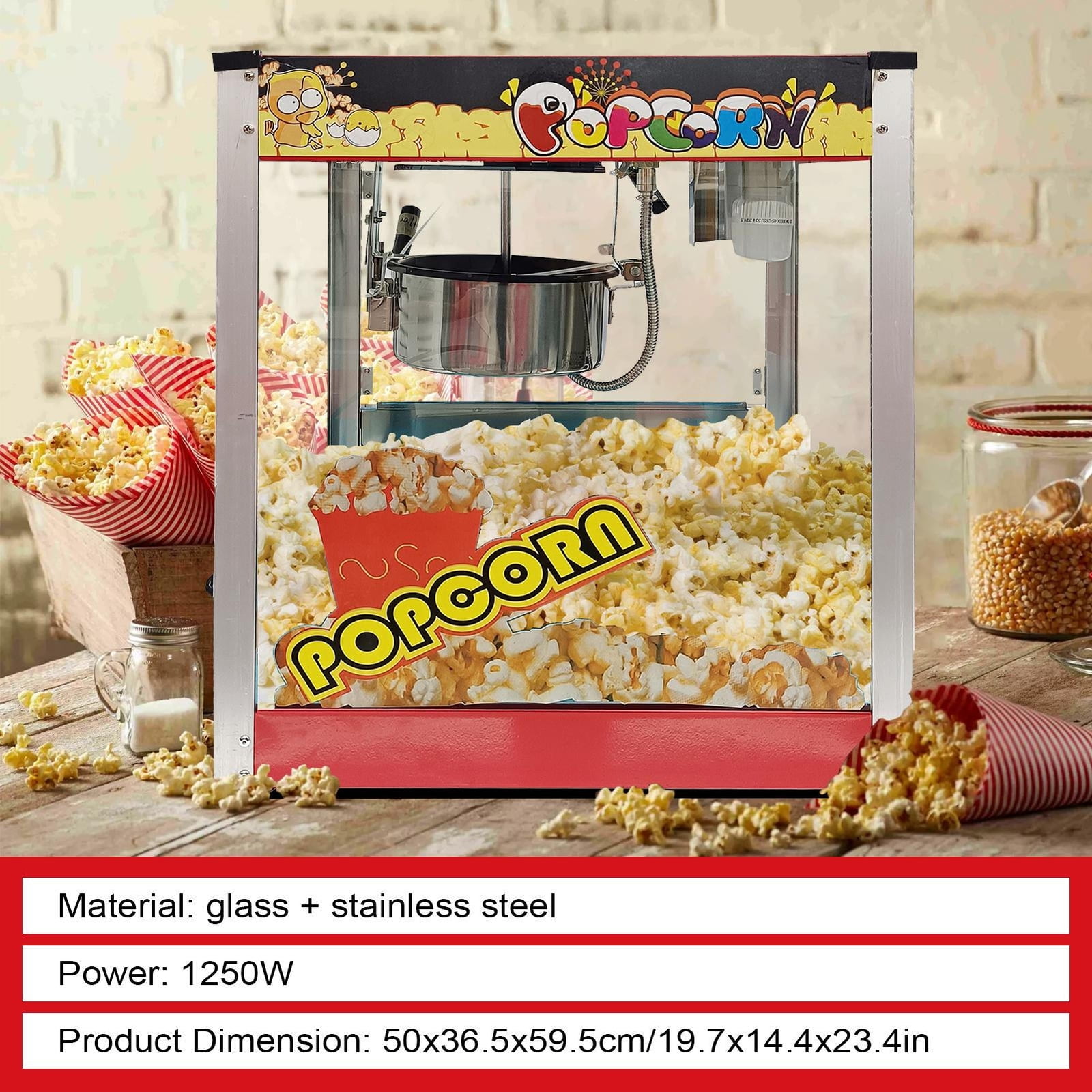 Commercial Quality Bar Theater Style Popcorn Popper Machine Popcorn ...