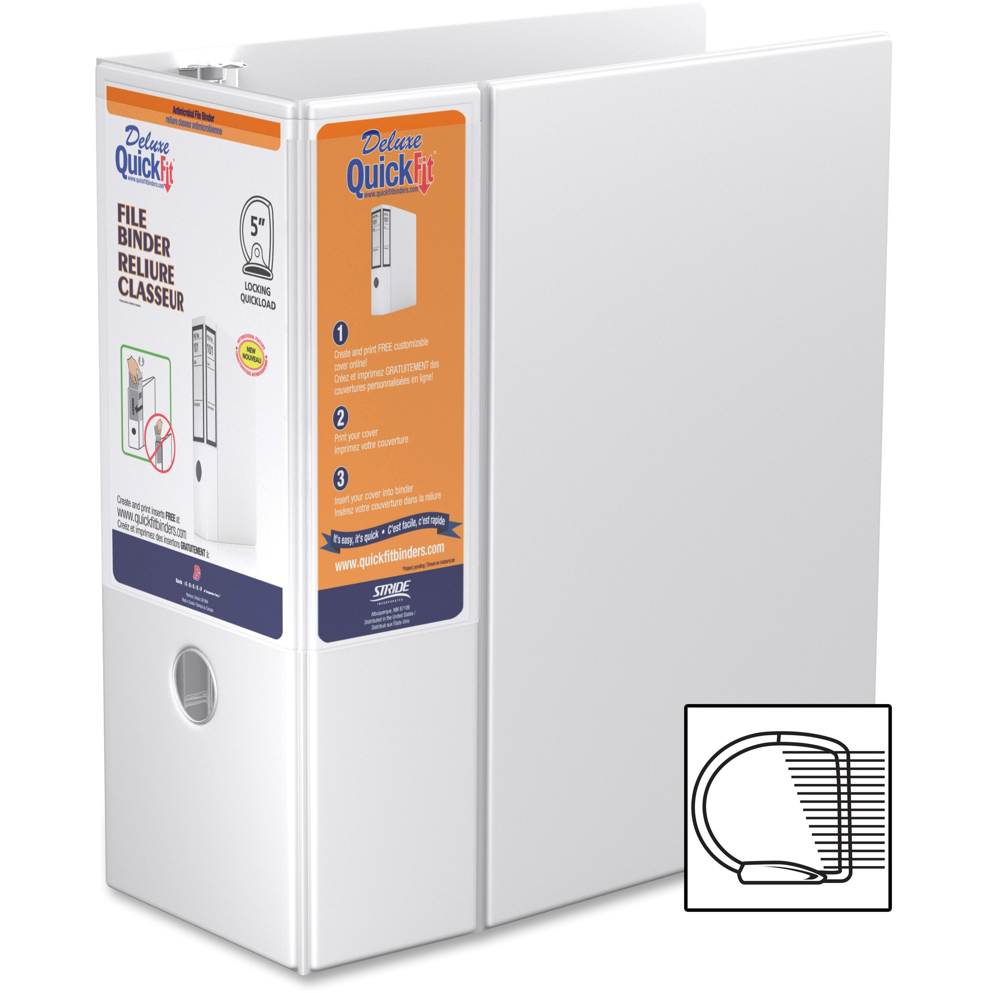 Commercial Quick Load D-ring Binder - Walmart.com