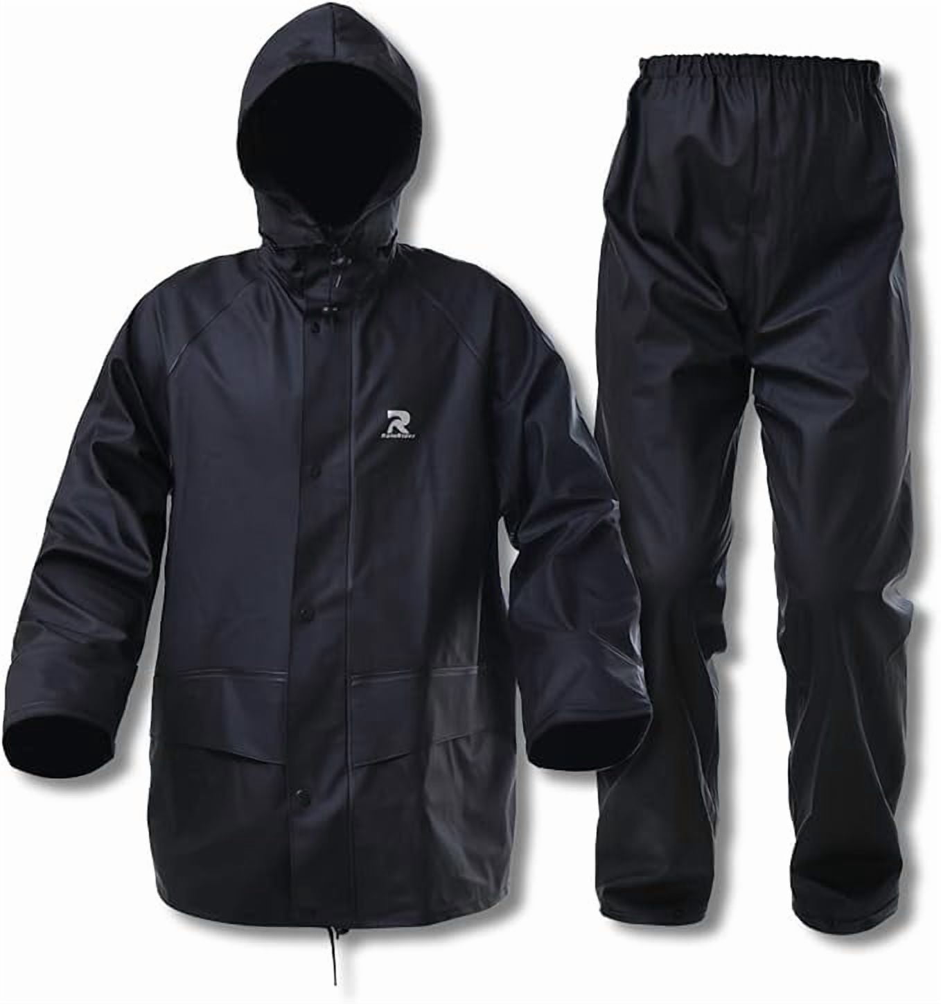 Commercial Rain Jacket with Pants for Men Women Rain Suits Waterproof ...
