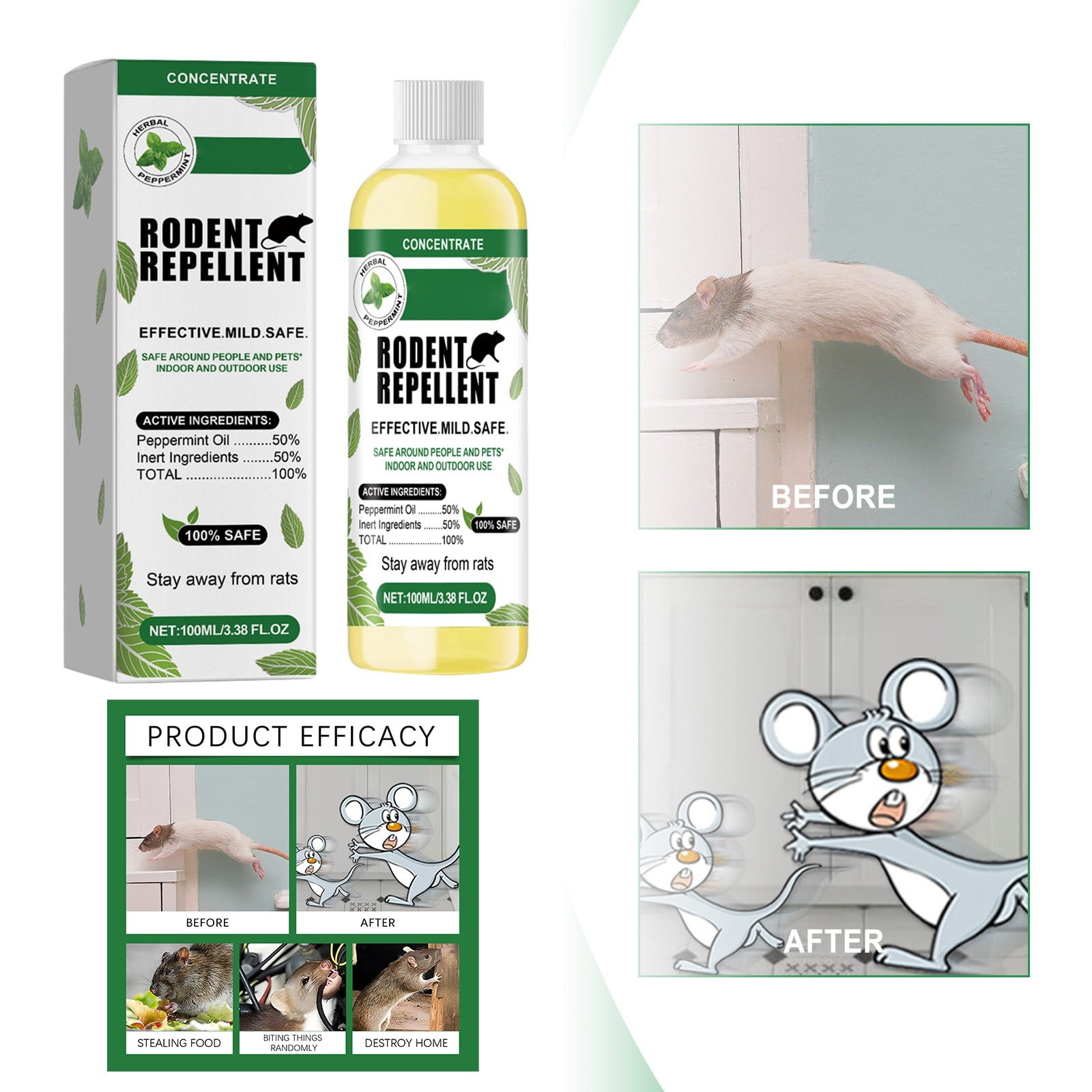 Commercial Removal Extermination Drive Mice Peppermint And Family ...