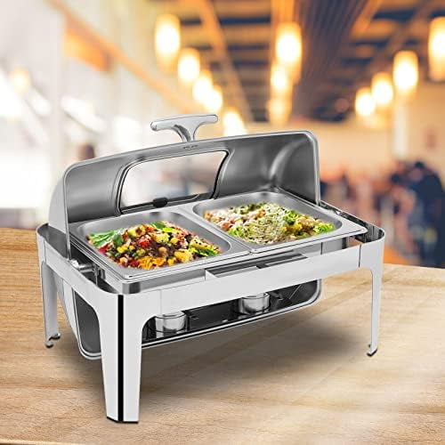 Commercial Roll Top Chafing Dish Buffet Set Professional Chaffing ...