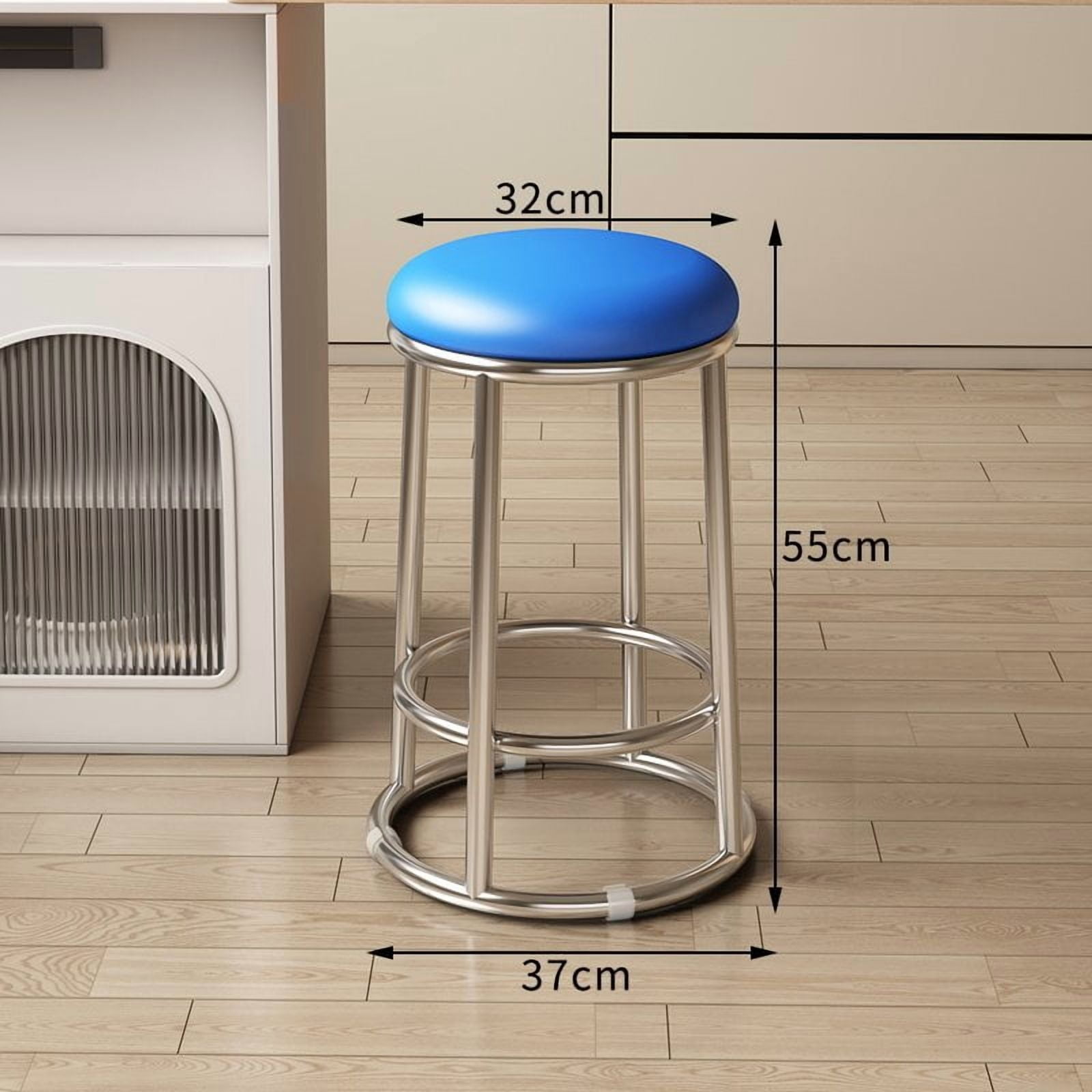 Commercial Round Bar Stool, High Counter Height Stool for Bar ...