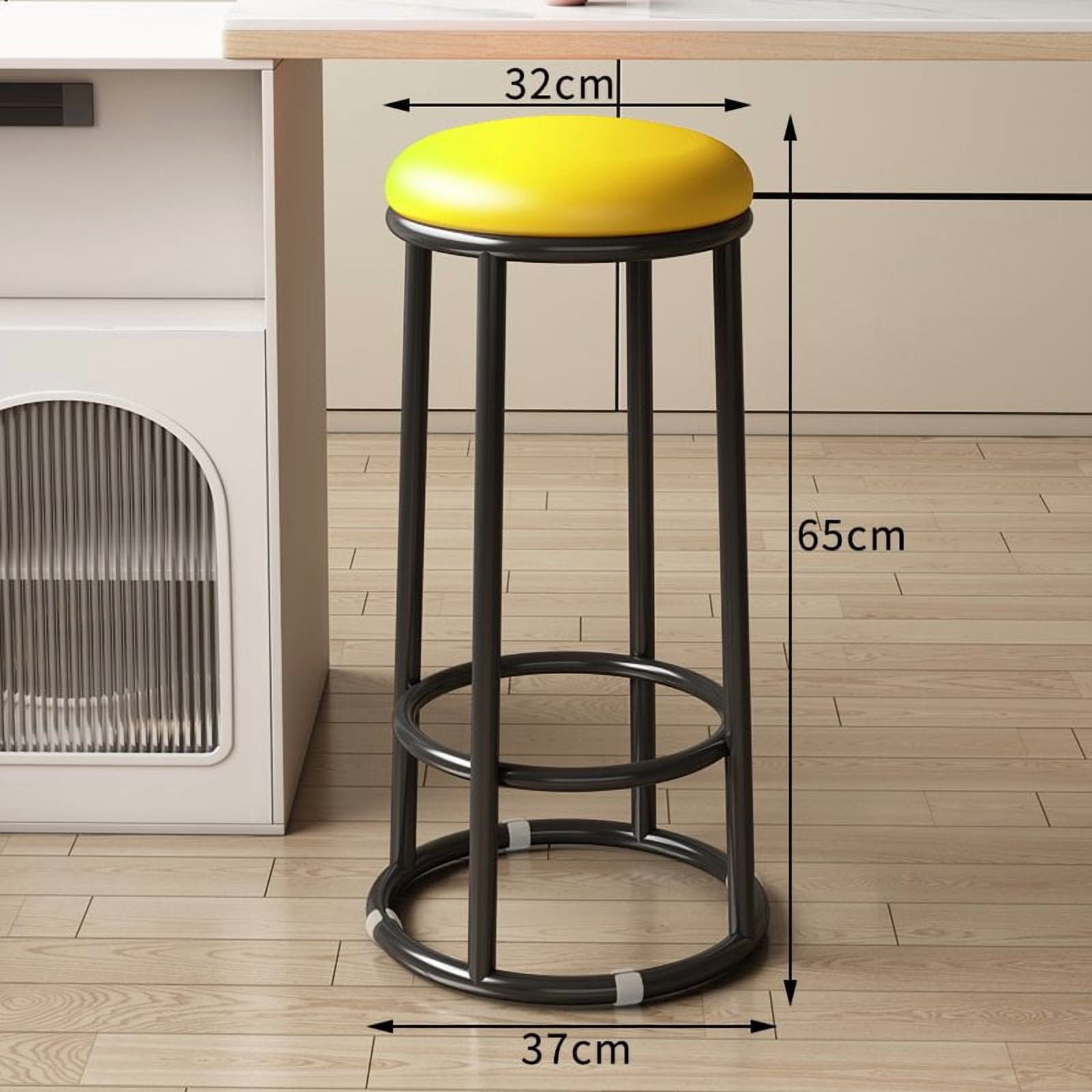 Commercial Round Bar Stool, High Counter Height Stool for Bar ...
