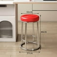 Commercial Round Bar Stool, High Counter Height Stool for Bar ...