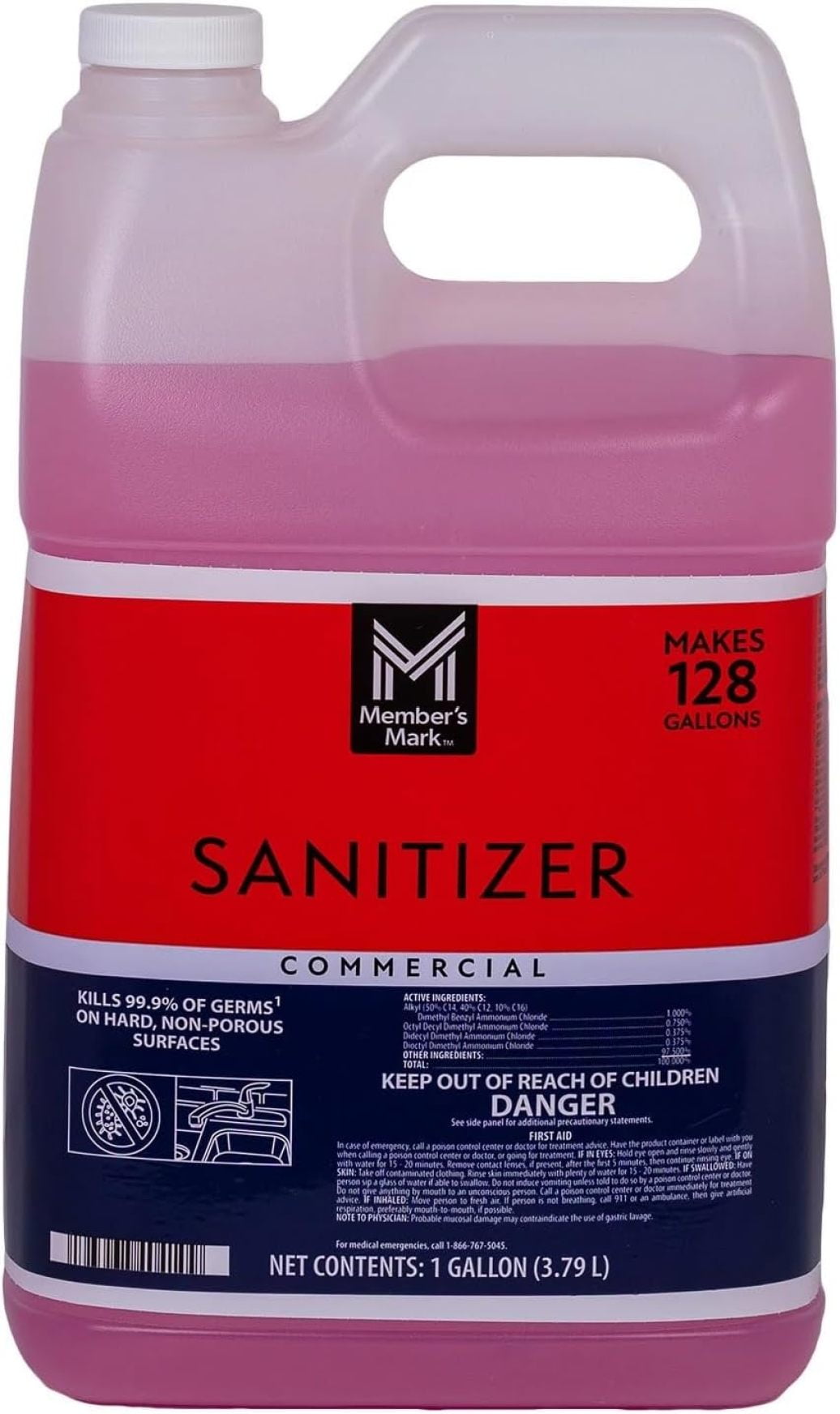 Commercial Sanitizer (128 oz.) - 2 Pack - Walmart.com