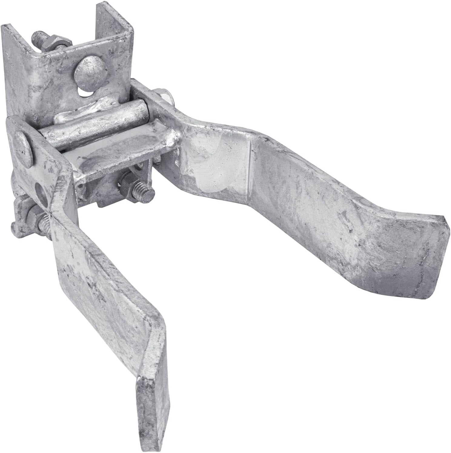 Commercial Single GATE Strong Arm for 4" Fence Post - and 1-5/8" Thru 2 ...