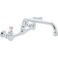 Commercial Sink Faucet - NSF No Lead 8" Center Commercial Wall Mount ...
