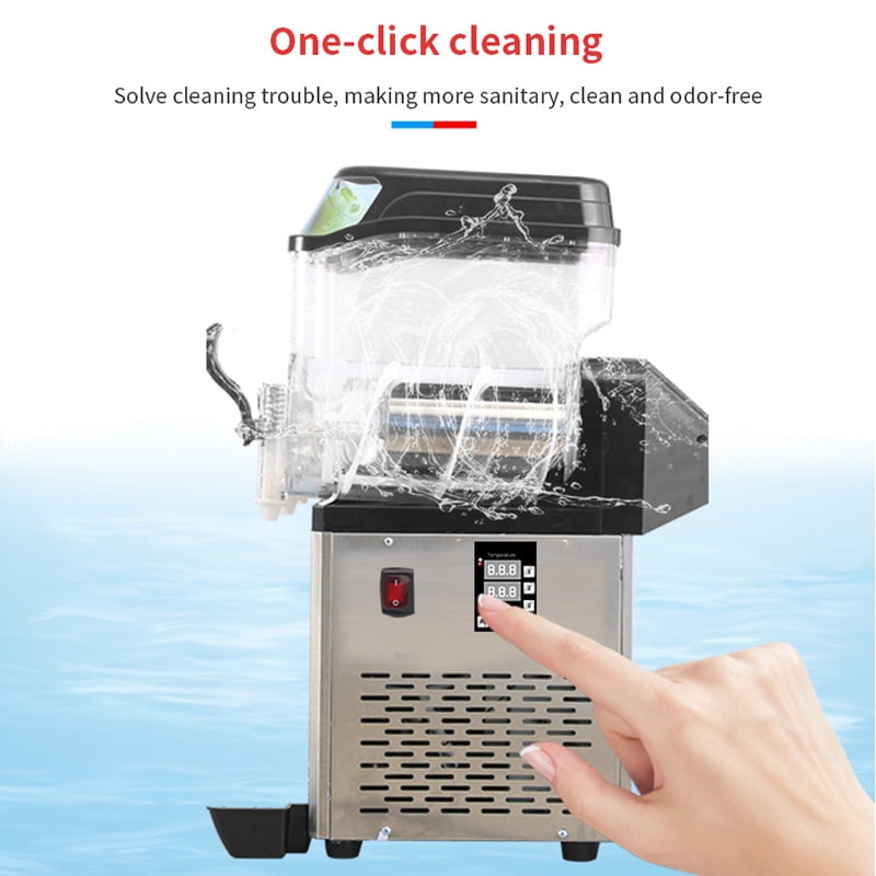 Commercial Slushy Machine 45L 3-Tank Stainless Steel Frozen Drink Maker ...