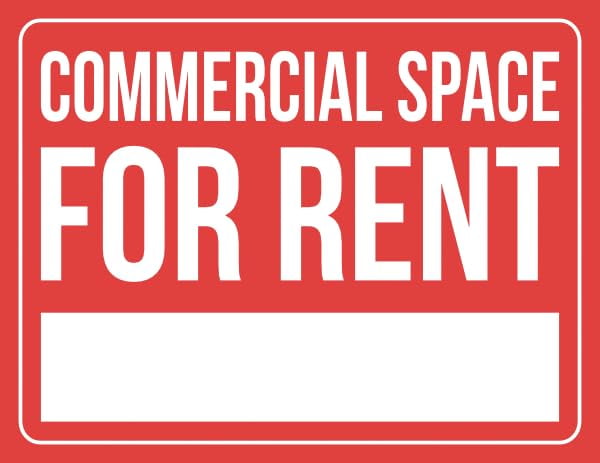 Commercial Space For Rent Sign Business Signs Sale Signs 8" x 12" Metal ...